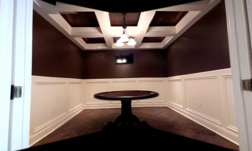 Poker room - Traditional - Basement - Indianapolis - by R J & E Corp ...