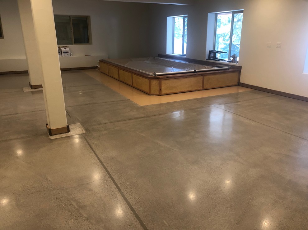 Polished Concrete - Modern - Basement - Other - by Evolution Industries ...