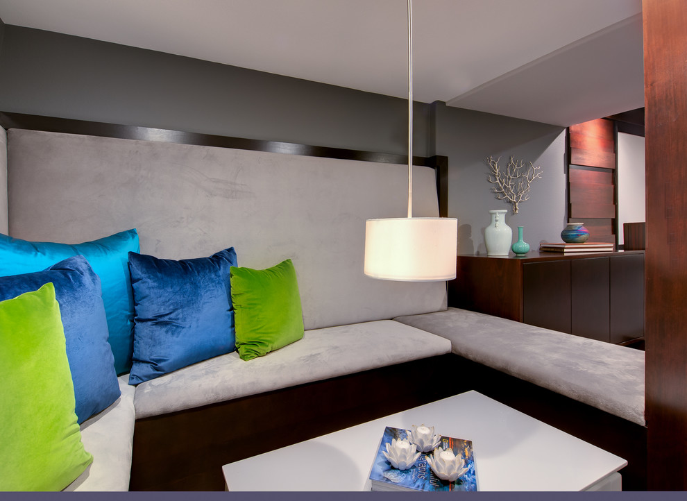 Preserve Basement Remodel - Contemporary - Basement - Denver - by Ku Interior Design | Houzz
