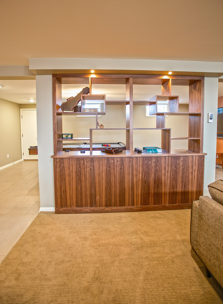 Project 3288-1 St. Anthony Minneapolis Mid-Century Modern Basement ...