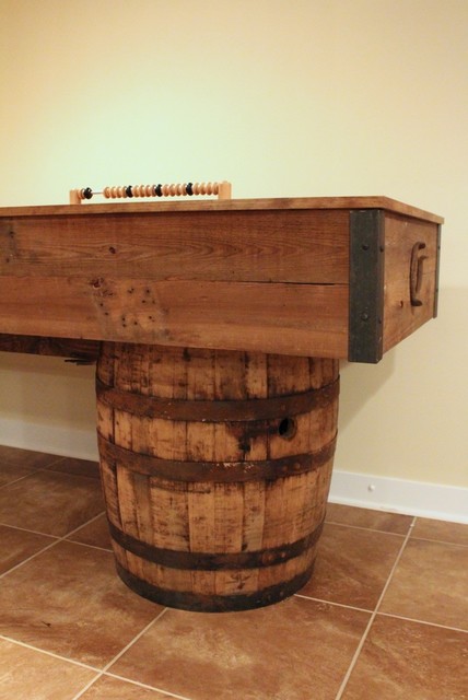 Reclaimed Wood Shuffleboard Table - Rustic - Basement - Chicago - by J ...
