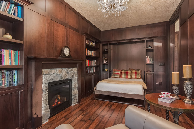 Ridgeview Way Basement Murphy Bed - Traditional - Basement ...