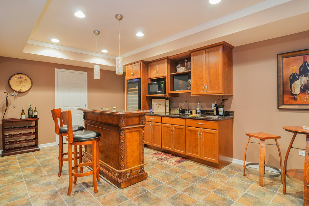 Robert & Eva's Basement - Basement - Chicago - by Sebring Design Build ...