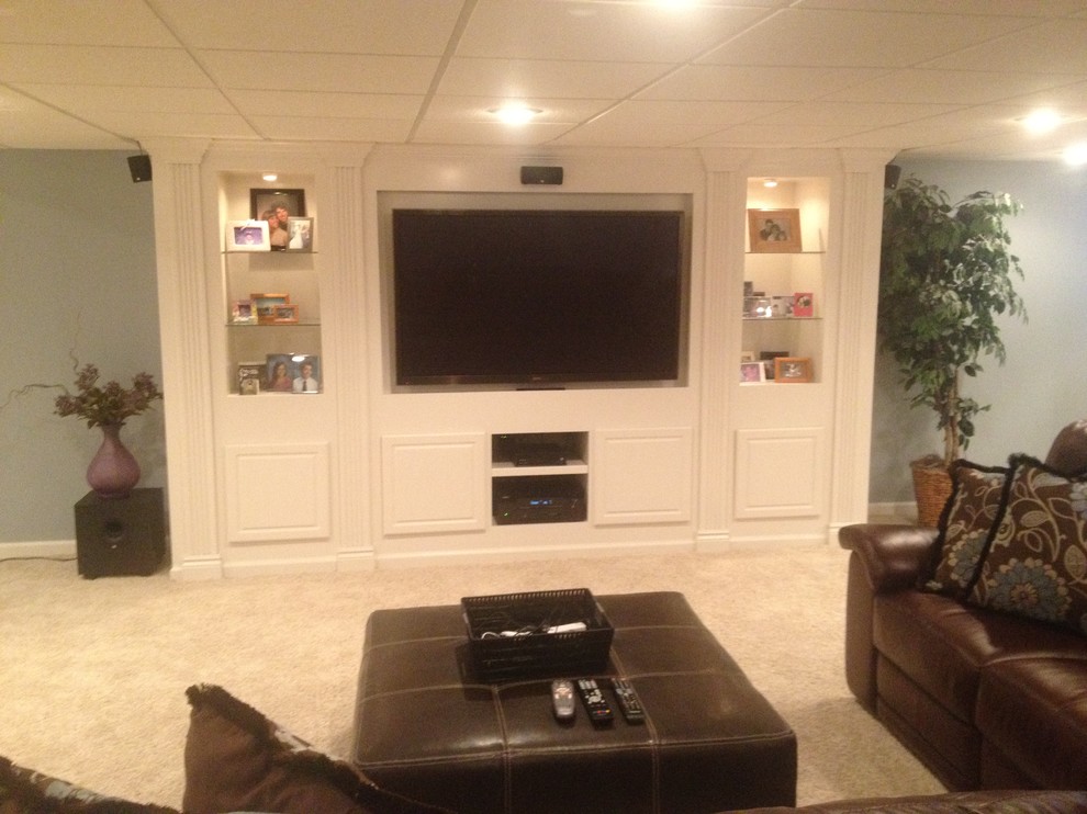 Rochester Basement Remodel - Traditional - Basement - Detroit - by ...