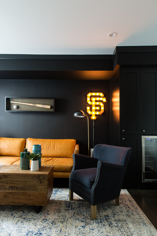 Russian Hill Edwardian - Eclectic - Basement - San Francisco - by Wit ...