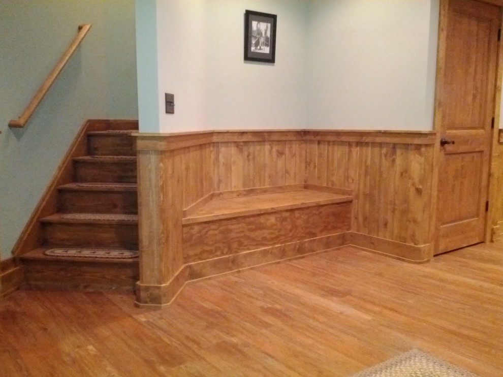rustic basement - Traditional - Basement - Other - by J.P.Orlando ...
