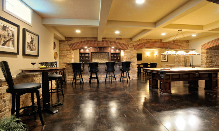 Rustic Contemporary Home - Rustic - Basement - Dublin - by Instyle ...