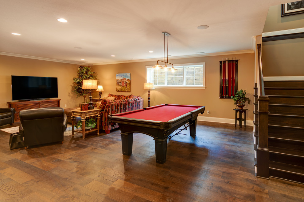 Rustic Craftsman - Gray Oaks - Craftsman - Basement - Indianapolis - by ...