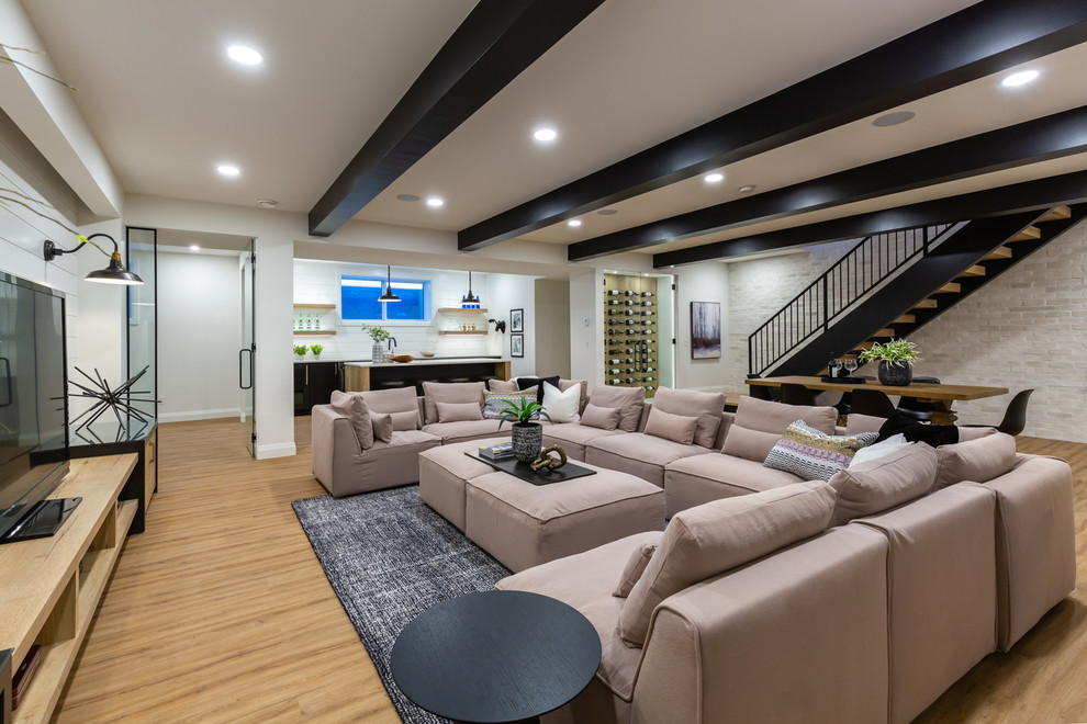 Rutland Farmhouse - Farmhouse - Basement - Calgary - by Auscana ...