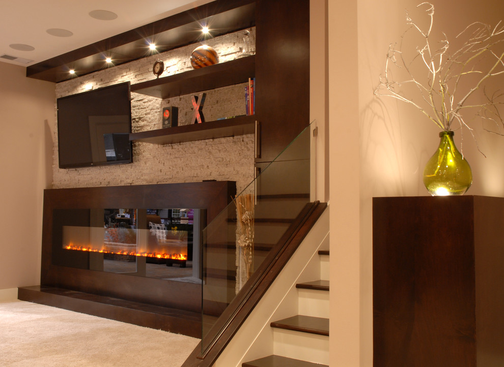 Showhouse - Contemporary - Basement - Cleveland - by The Hall Design ...