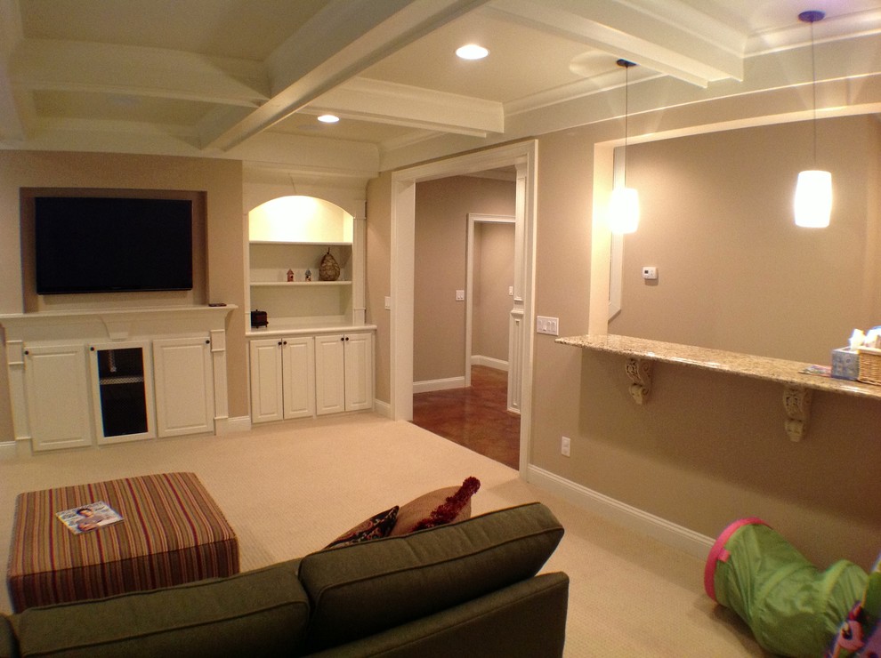 Smyrna Basement - Traditional - Basement - Atlanta - by The Southern ...