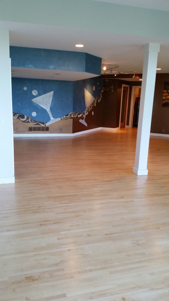South Kansas City Floor Refinishing - Modern - Basement - Kansas City - by Floors and Walls of ...