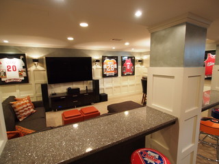 Sports Basement - Transitional - Basement - New York - by All Trades ...