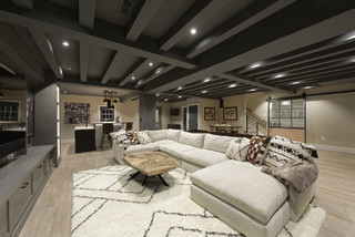 Sports Fan’s Dream Basement - Modern - Basement - DC Metro - by Metro ...
