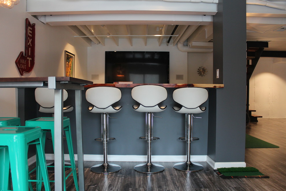 Stadium Seating - Modern - Basement - St Louis | Houzz