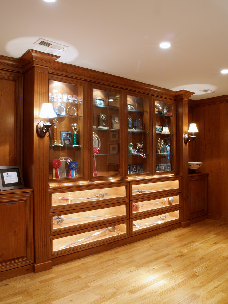 Steeplechase Lane Basement Renovation - Traditional - Basement ...