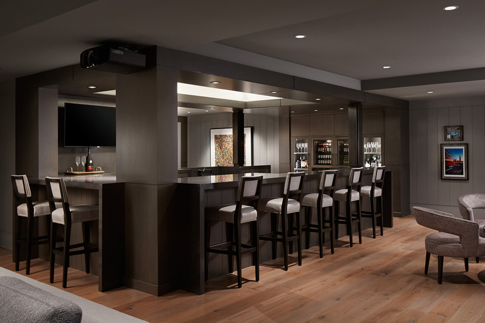 Stone & Slate - Basement - Chicago - by Tiburon Homes LLC | Houzz