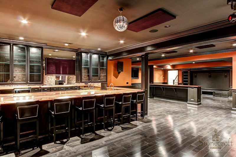 Stonecroft Homes European Estate - Traditional - Basement - Louisville ...