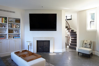 Suburban Estate - Transitional - Basement - Boston - by LKM Design | Houzz
