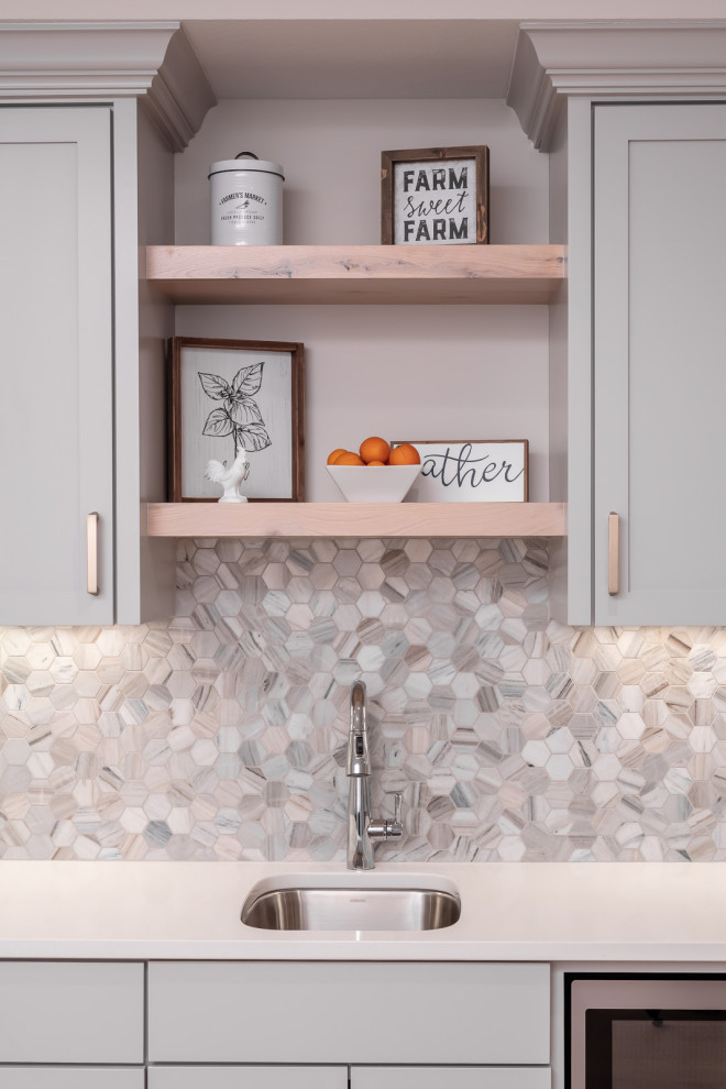 Suburban Farmhouse Basement - Farmhouse - Basement - Minneapolis - by ...