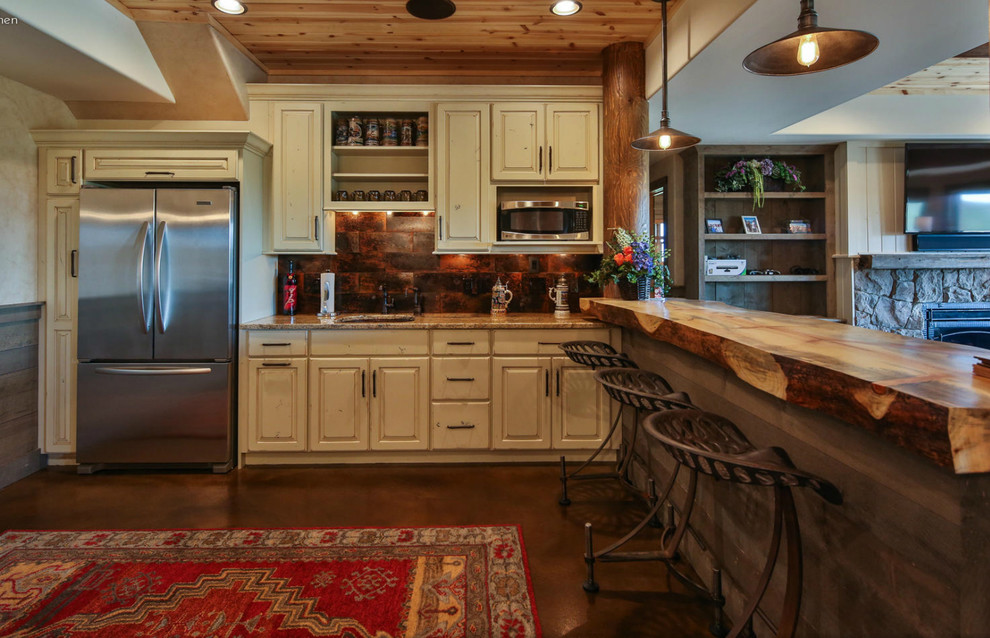 Sunset Lodge House Plan By Archival Designs - Rustic - Basement ...