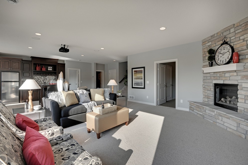Terra Vista Medford model - Modern - Basement - Minneapolis - by NIH ...