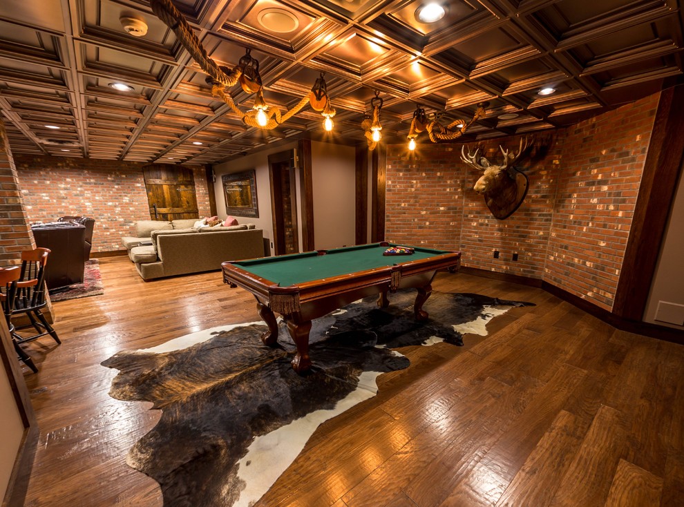 THE BASEMENTS - Rustic - Basement - New York - by FW Interiors Design ...