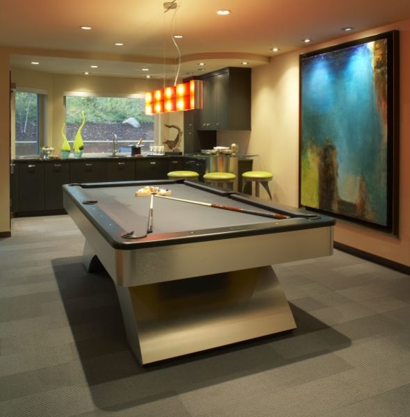The Crib - Contemporary - Basement - Minneapolis - by JAQUE | Houzz