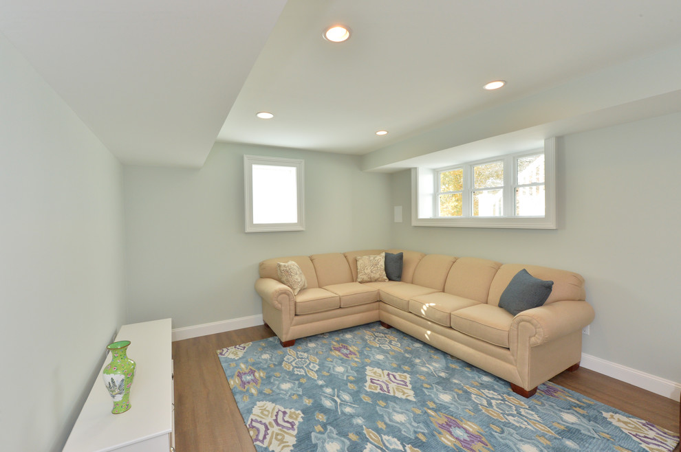 The "Great Cape" Renovation - Traditional - Basement - New York - by ...