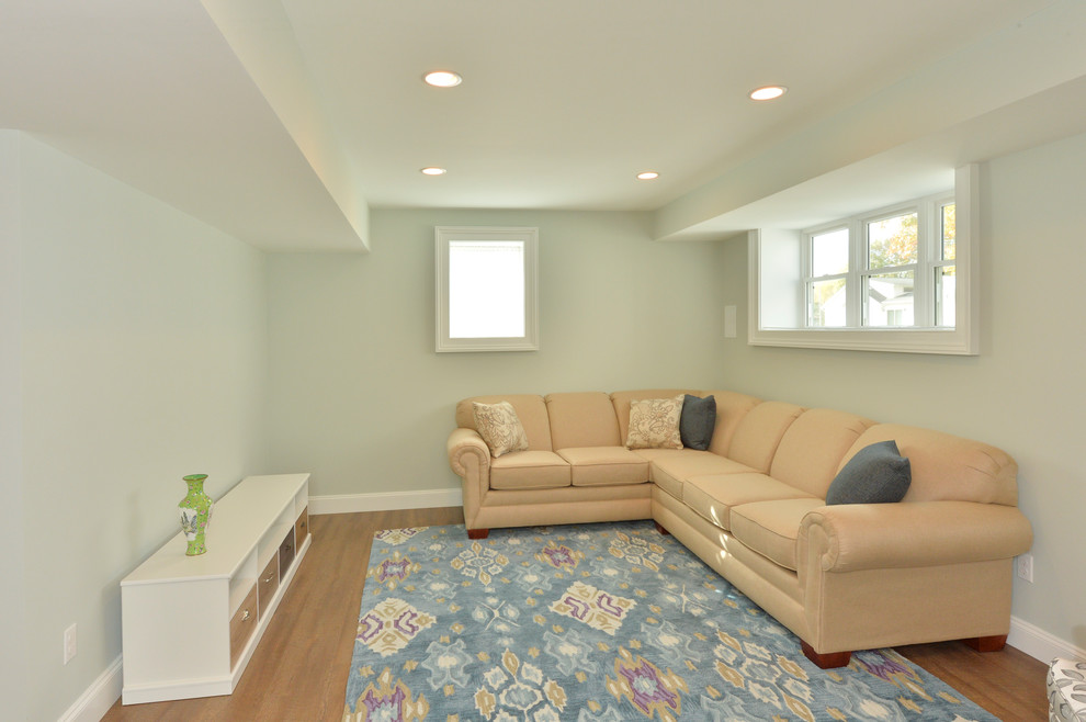 The "Great Cape" Renovation - Traditional - Basement - New York - by ...