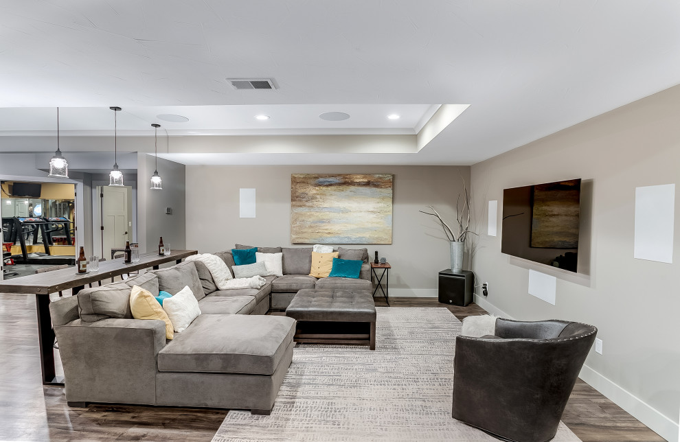 The Modern Family Basement - Basement - Other - by Marty Rhein, CKD ...