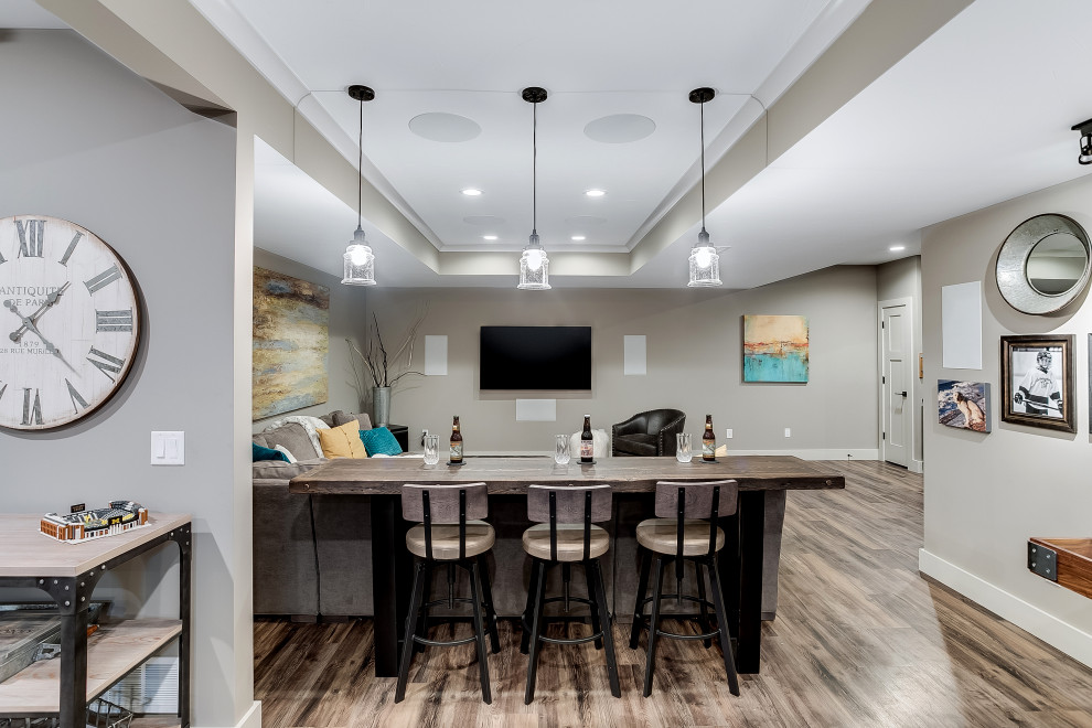 The Modern Family Basement - Basement - Other - by Marty Rhein, CKD ...