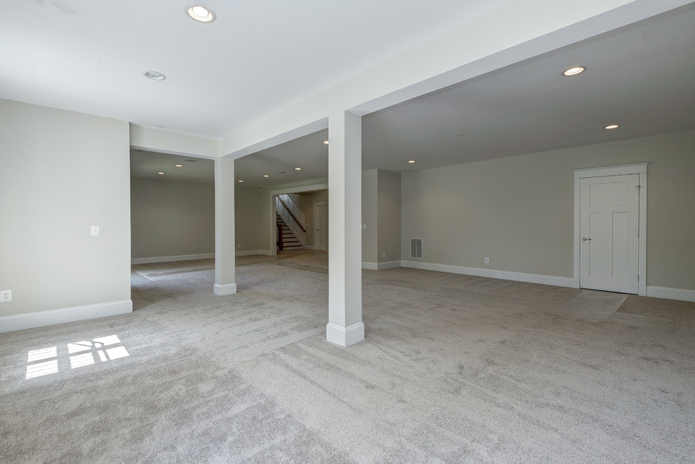 The Modern Farmhouse - Modern - Basement - DC Metro - by Brush Arbor ...