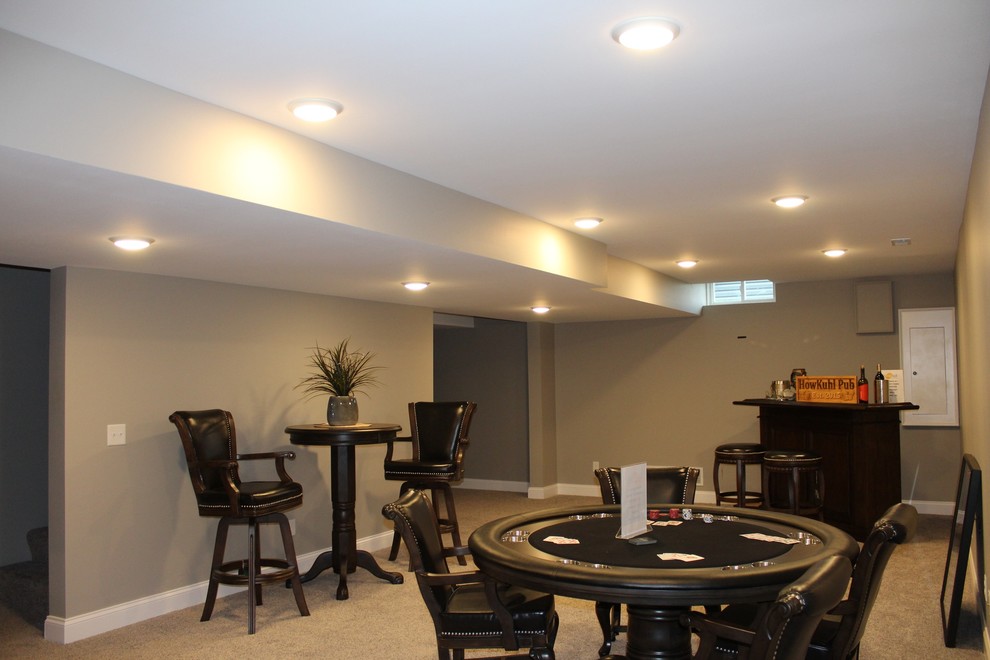 The Red Hawk New Build - Traditional - Basement - Orange County - by ...