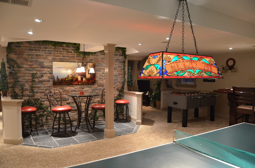 Thornbury Hunt Basement Finishing West Chester, PA - Traditional ...