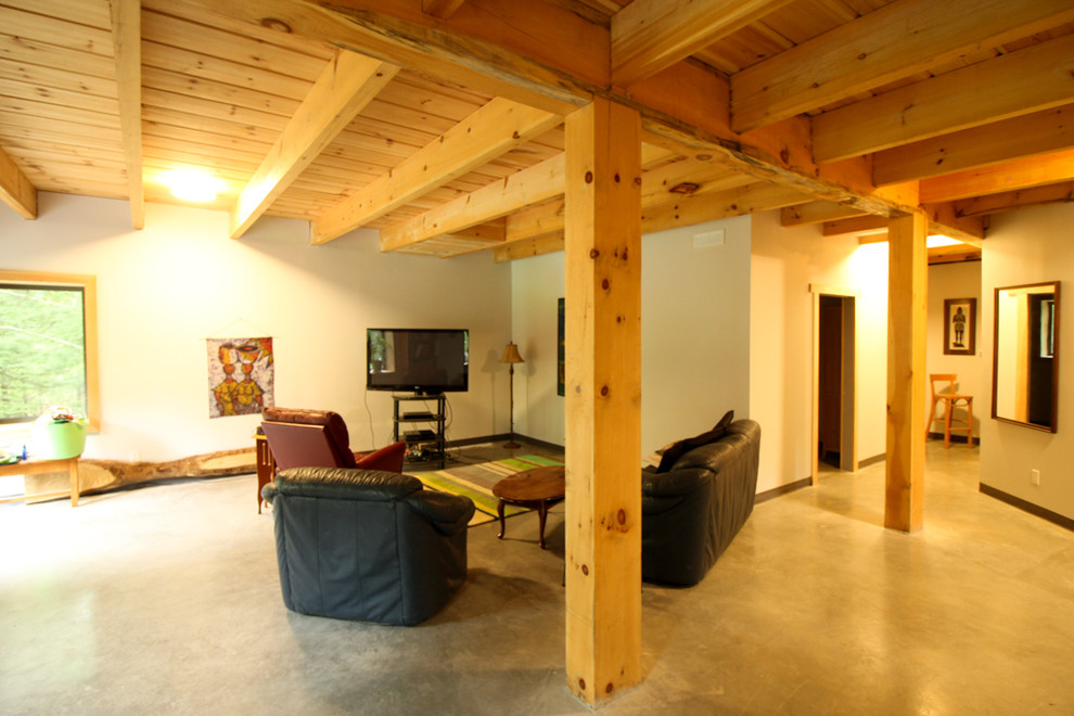 Timber Frame Structure & Details - Craftsman - Basement - Ottawa - by ...