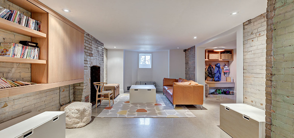 Toronto Annex Reno - Scandinavian - Basement - Toronto - by Greening ...