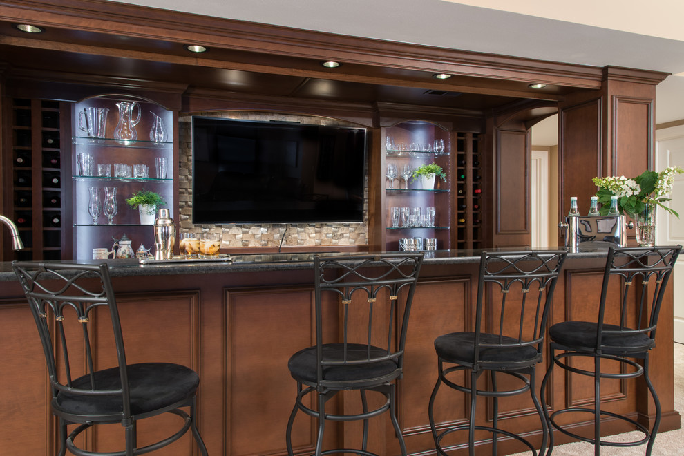 Traditional Bar in St. Charles - Traditional - Basement - St Louis - by ...