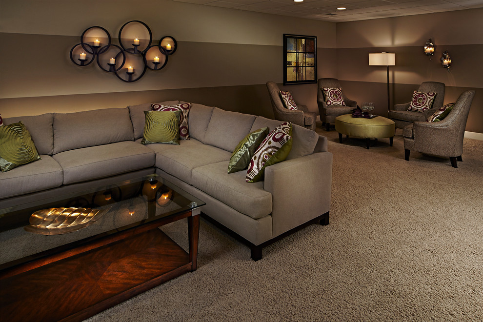 Traditional Basement - Traditional - Basement - Detroit | Houzz