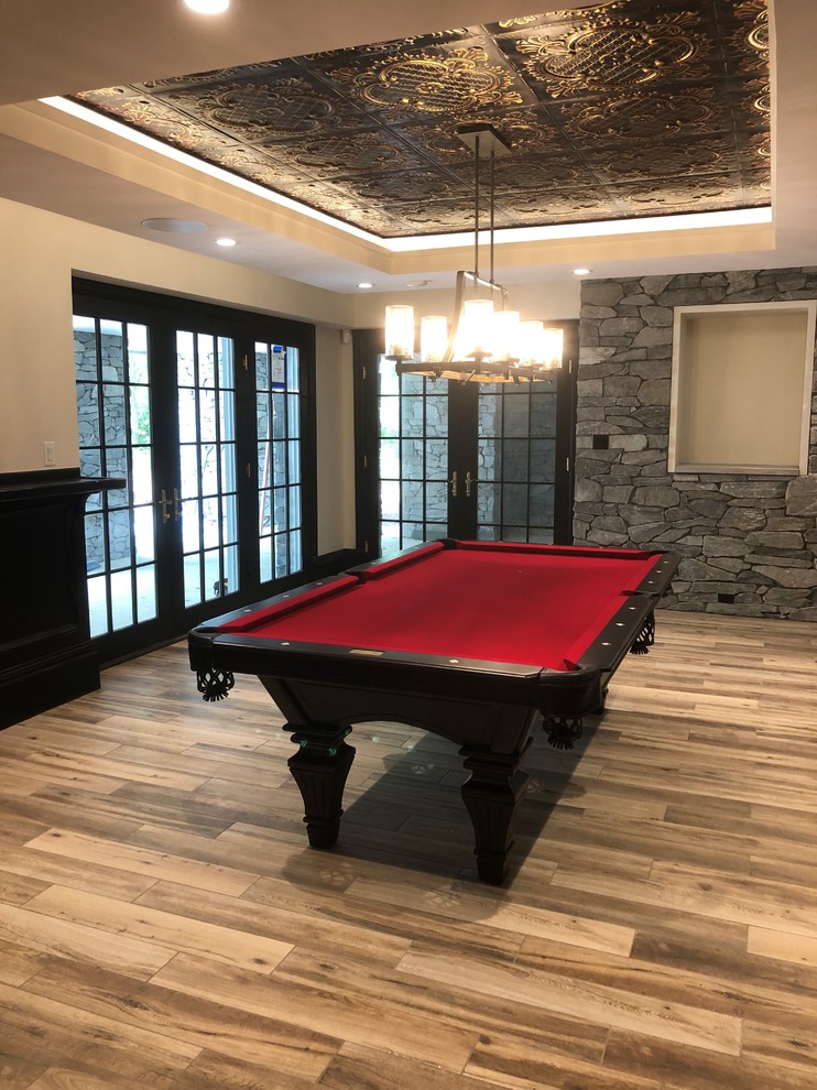 Traditional Game Room - Traditional - Basement - St Louis - by A.E ...