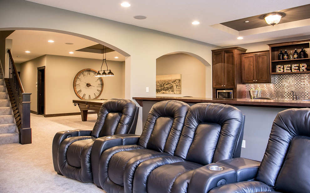 Traditional Masterpiece - Traditional - Basement - Minneapolis - by LDK ...