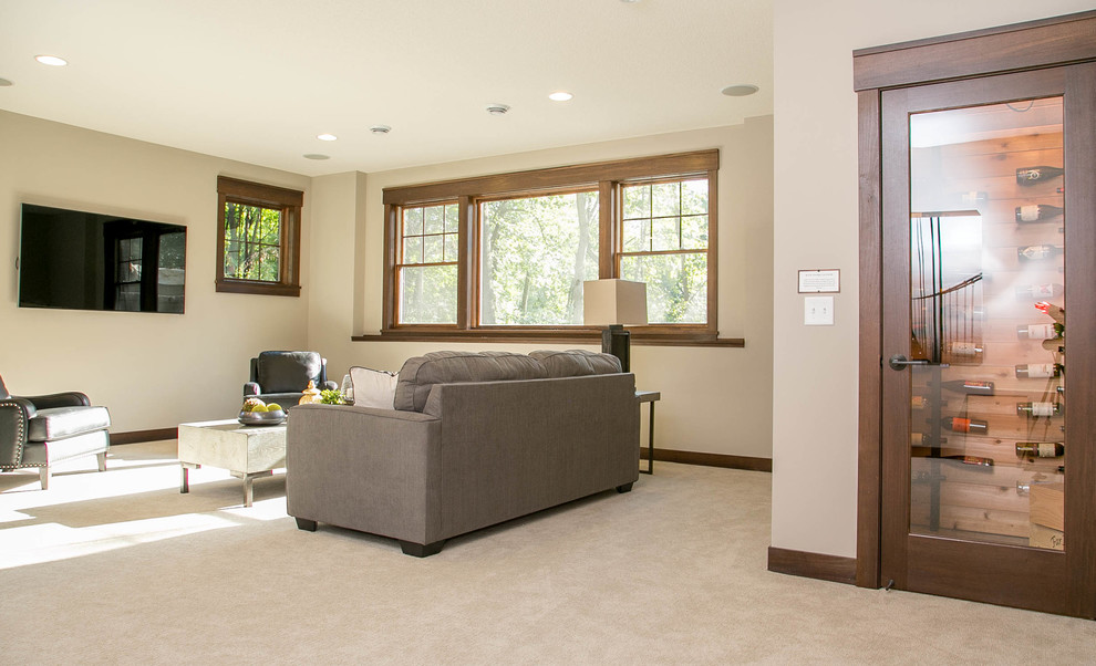 Transitional Tree House - Transitional - Basement - Minneapolis - by ...