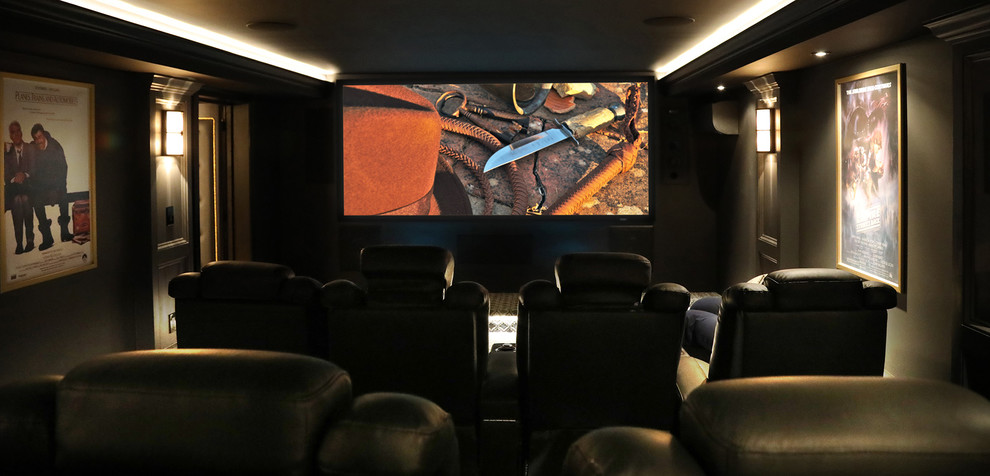 Ultimate Finished Basement - Home Theater - Philadelphia - by World ...