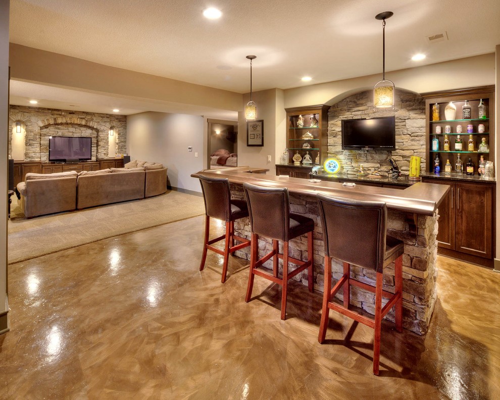 Unexpected Basements - Basement - Kansas City - by Starr Homes | Houzz