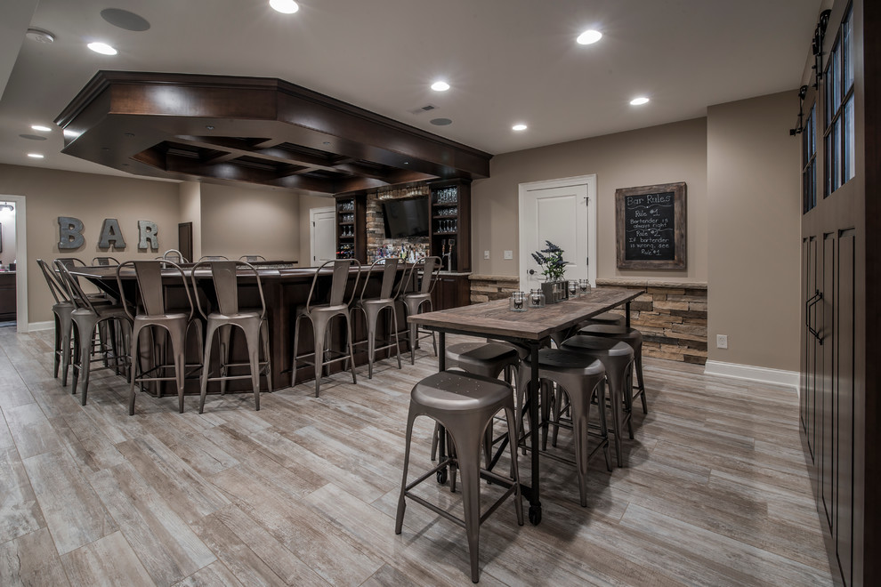 Vance - Transitional - Home Bar - Columbus - by Buckeye Basements, Inc ...