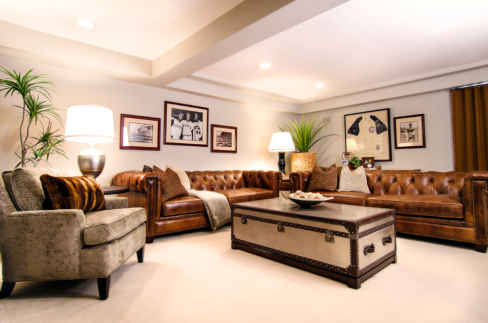 Various - Traditional - Basement - Chicago - by New Perspective Design ...