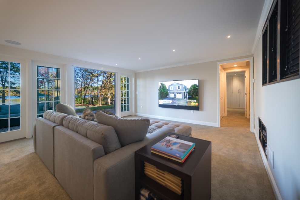 Walpole Phase 2 - Transitional - Basement - Boston - by Modern Yankee ...