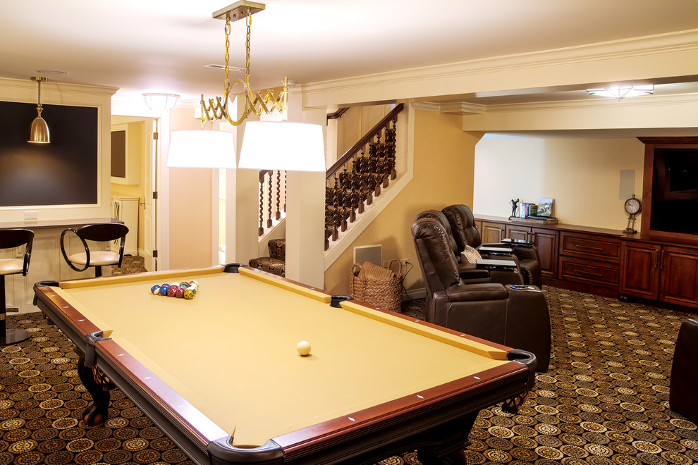 Warmth and Beauty Envelope a Previously Bare Space - Traditional ...