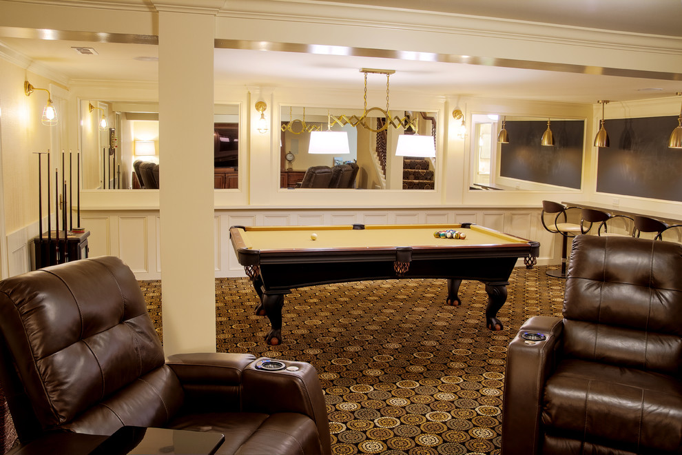 Warmth and Beauty Envelope a Previously Bare Space - Traditional ...