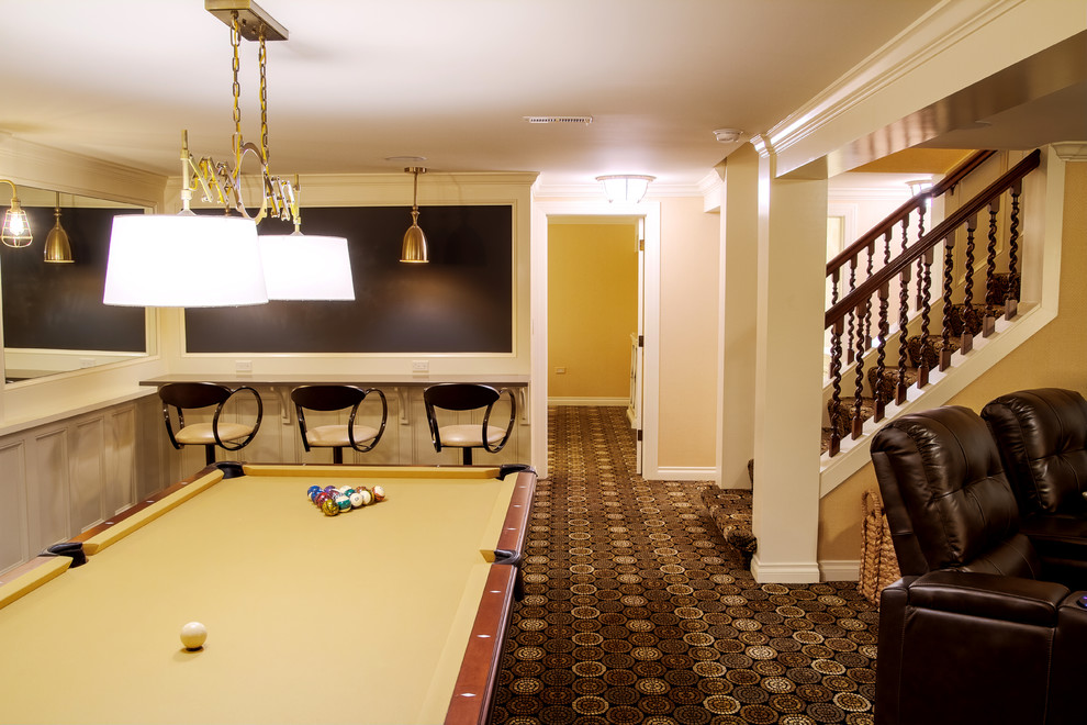 Warmth and Beauty Envelope a Previously Bare Space - Traditional ...